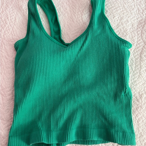Altar'd State | Tops | Altard State Emerald Ribbed Tank Top | Poshmark